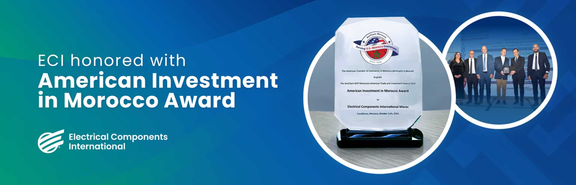 ECI Honored with American Investment in Morocco Award at AmCham Gala » ECI