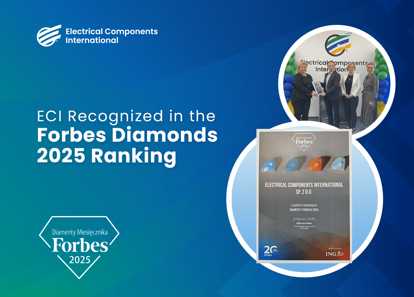 ECI Recognized in Forbes Diamonds 2025 Ranking for Business Growth and Excellence » ECI