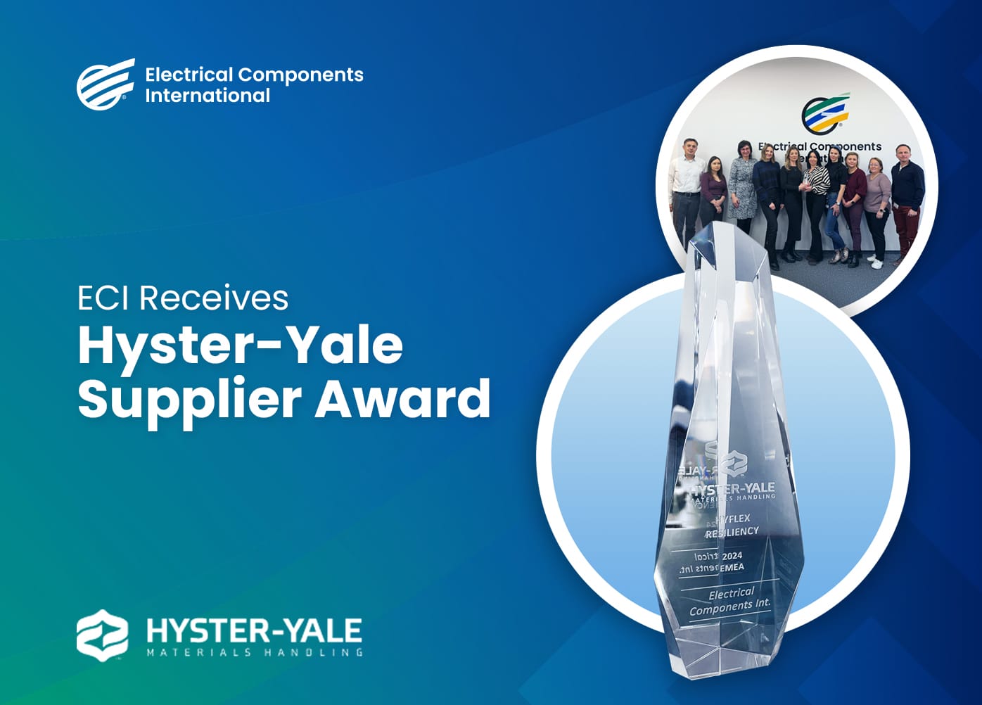 ECI Receives Hyster-Yale Supplier Award » ECI
